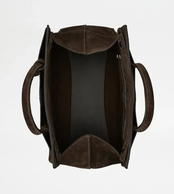 TOD'S Suede Pocket Tote Bag