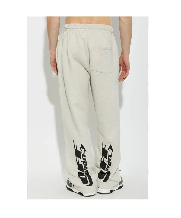 Off-White Elastic-waist Athletic Pants