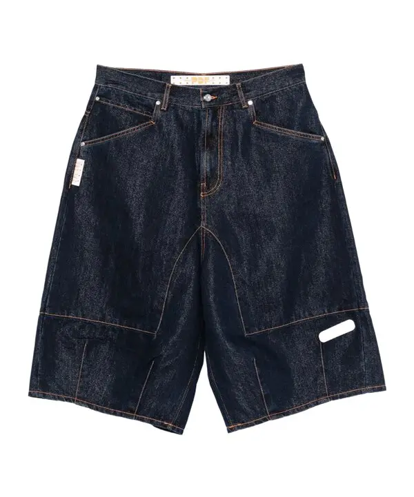 PDFCHANNEL Logo Denim Shorts