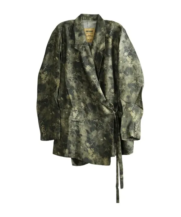 UMA WANG Khloe Jacket - Green/grey