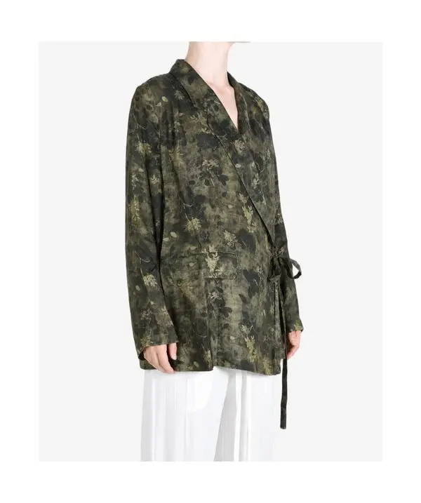 UMA WANG Khloe Jacket - Green/grey