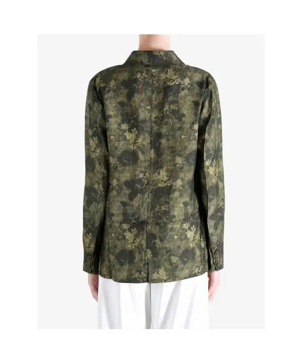 UMA WANG Khloe Jacket - Green/grey