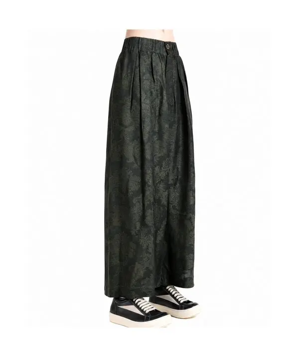 UMA WANG High-waisted Wide-leg Casual Trousers
