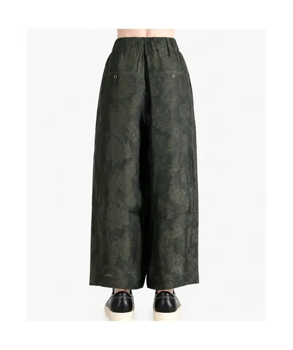 UMA WANG High-waisted Wide-leg Casual Trousers