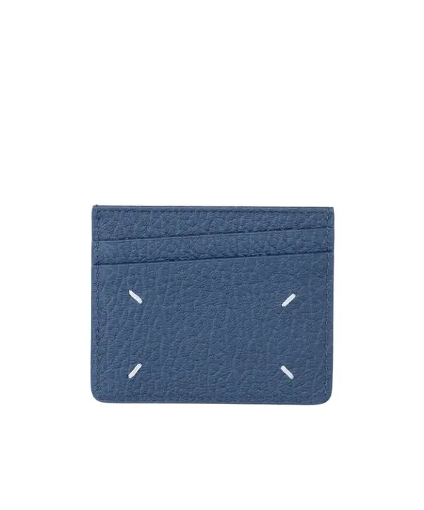 MAISON MARGIELA Four Stitches Card Holder - Blue