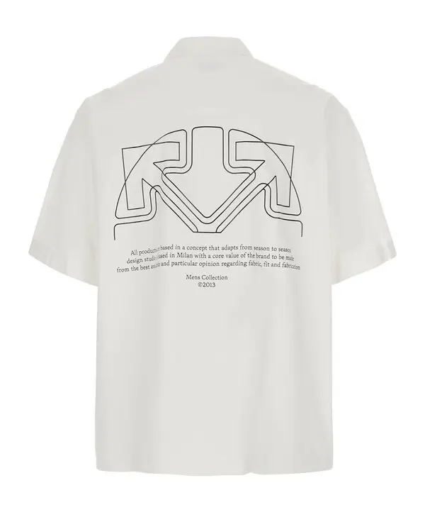 Off-White Short-sleeved Shirt