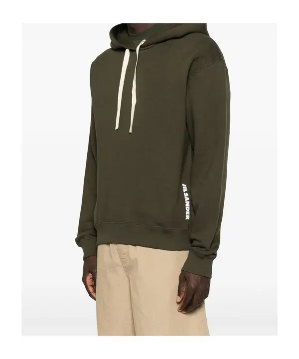 JIL SANDER Logo-print Drawstring Hoodie