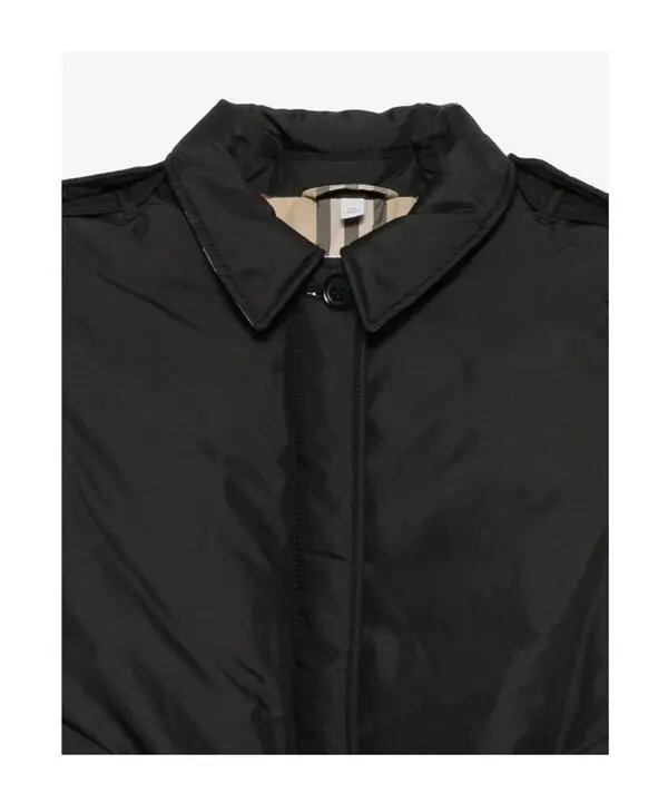 Burberry Belted Bubble-hem Coat