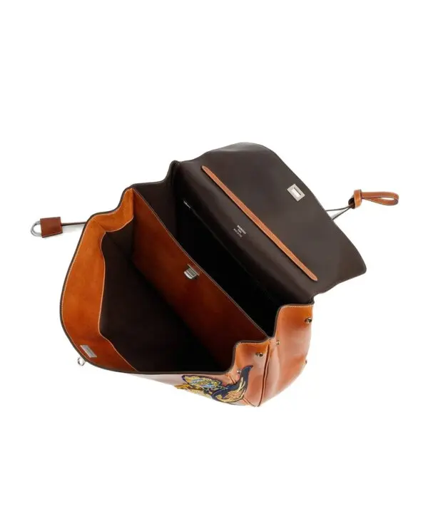 Balenciaga Rodeo Handbag Large In New Tan/multicolor