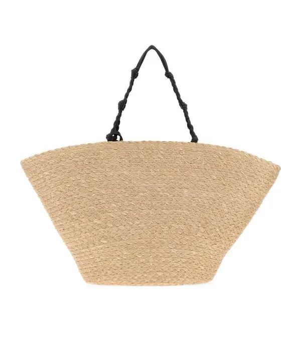 JIL SANDER Tangle Woven Beach Bag