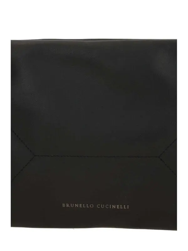 Brunello Cucinelli Logo Stamp Tote Bag