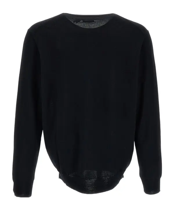Polo Ralph Lauren Embroidered Logo Wool Jumper - Black