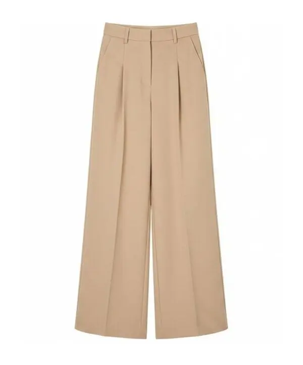 Celine Wide-leg Casual Trousers