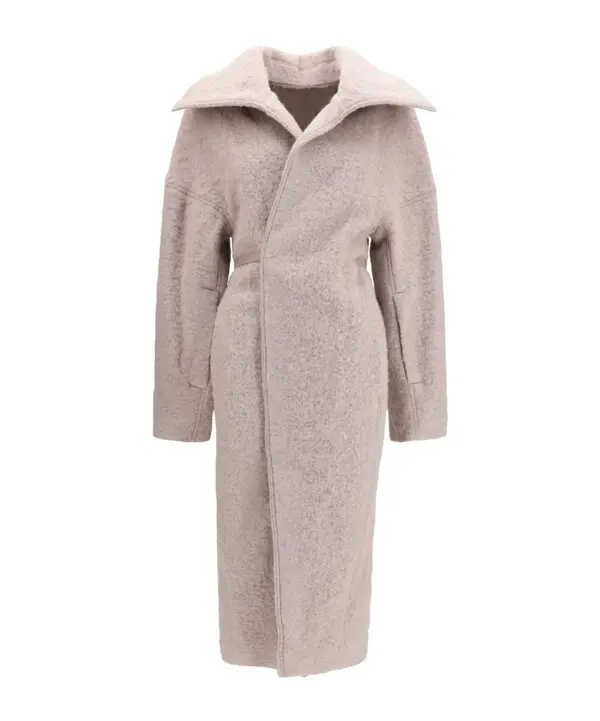 Rick Owens Dracucollar Belted Wrap Coat