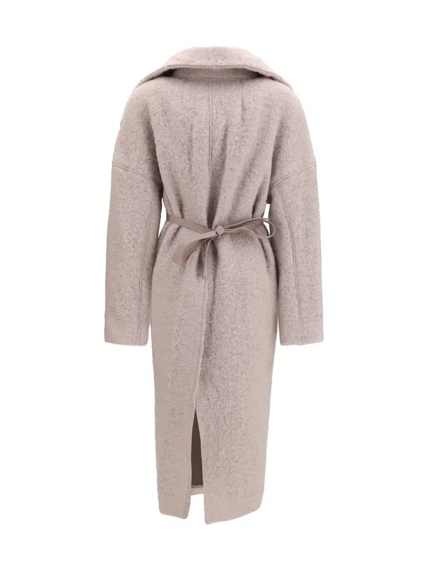Rick Owens Dracucollar Belted Wrap Coat