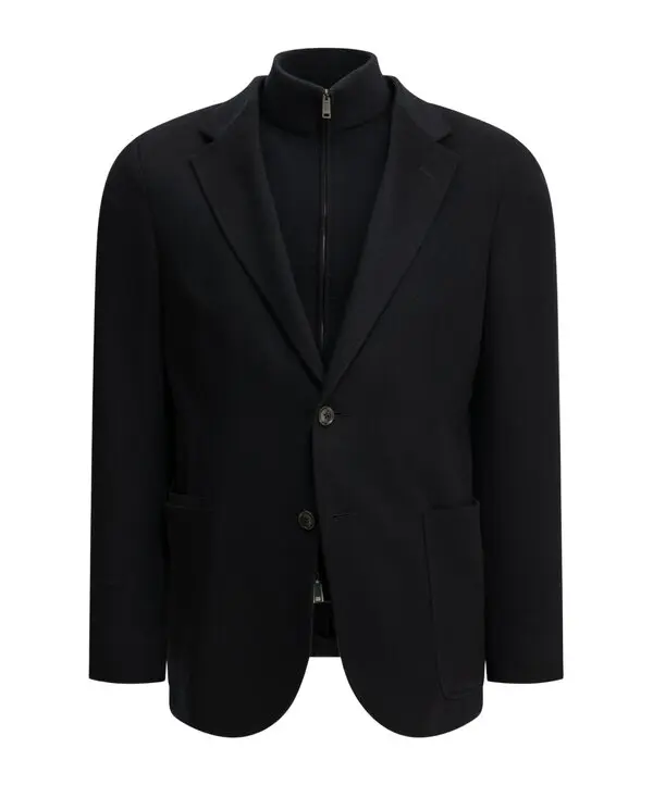 Zegna Navy Oasi Cashmere Jacket