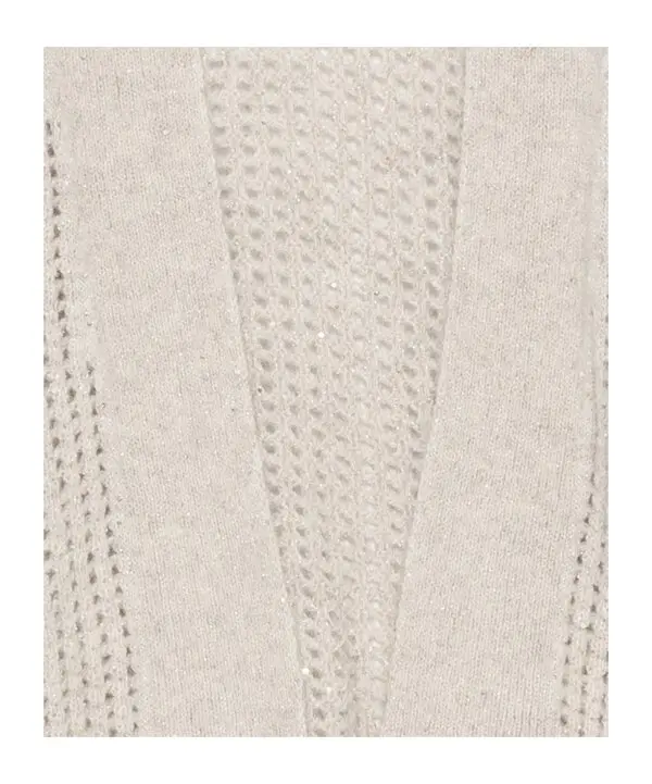 Peserico Sequin-embellished Open-knit Cardigan