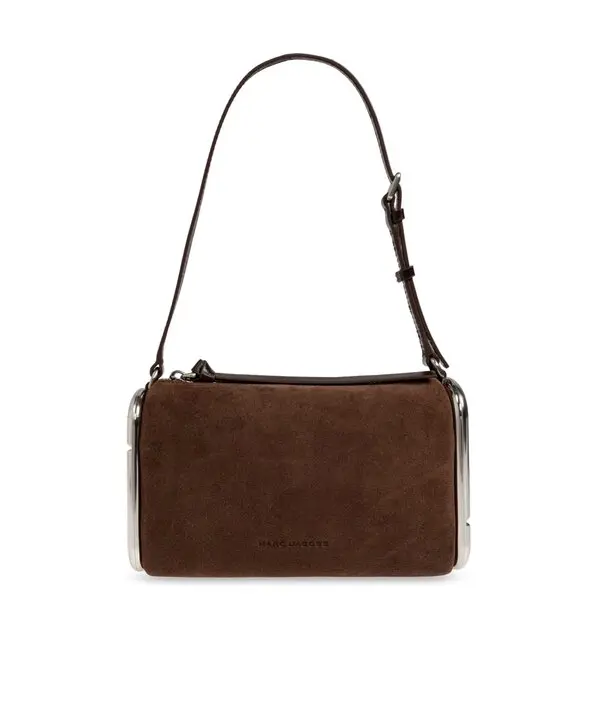 Marc Jacobs Small Zippered Shoulder Bag - Brown