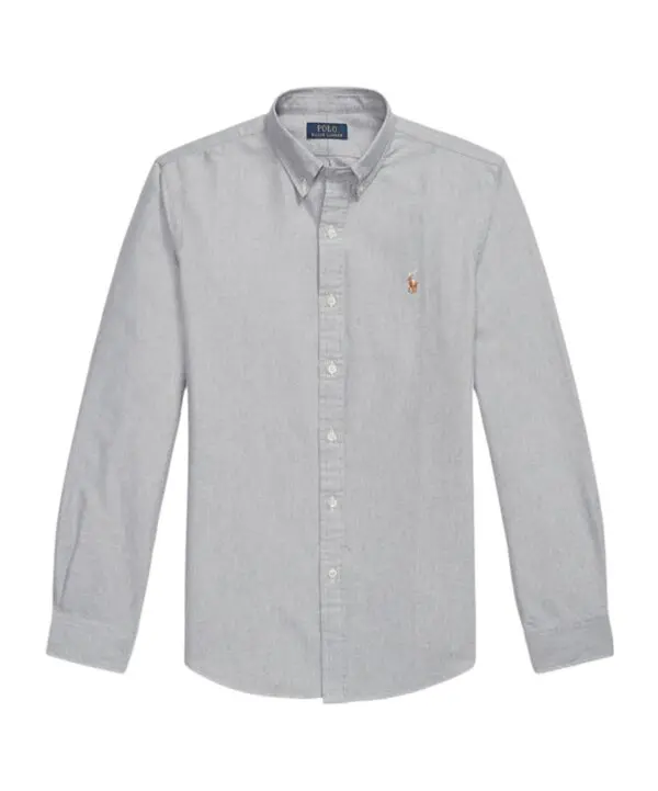 Polo Ralph Lauren Slim-fit Oxford Shirt - Gray