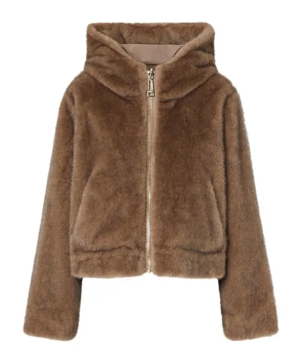 Liu Jo Reversible Teddy Jacket - Beige