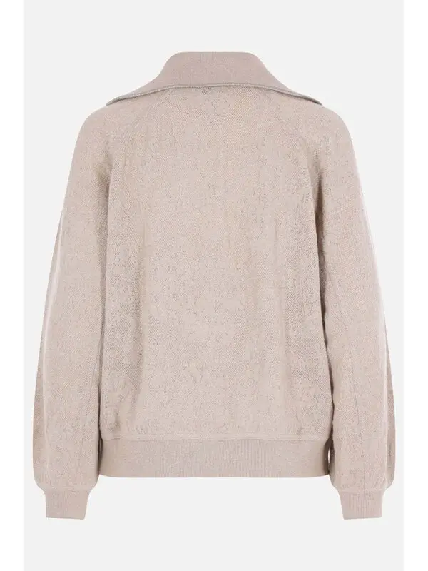 Brunello Cucinelli Long-sleeved Half-zip Jumper