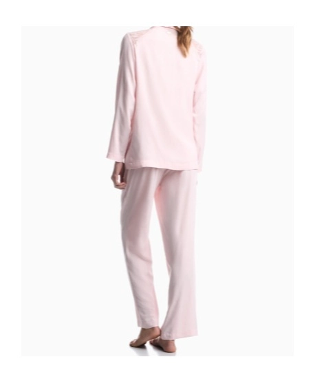 Emporio Armani Lace-trim Floral Pyjamas
