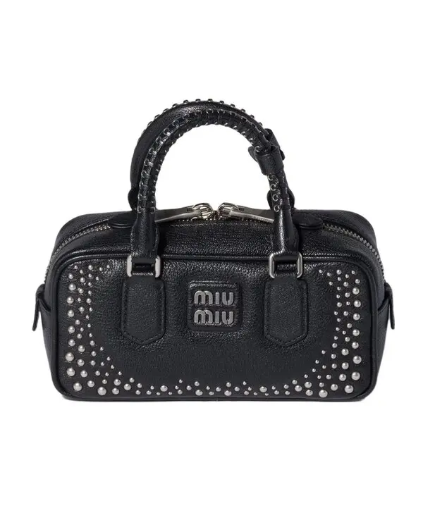 Miu Miu Arcadie Studded Leather Bag