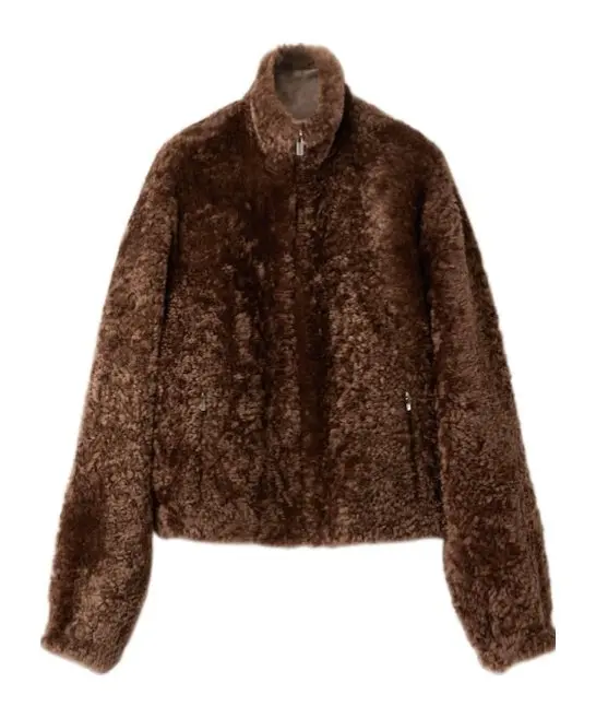 Miu Miu Shearling Blouson Jacket