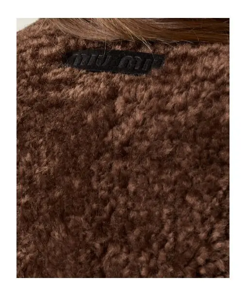 Miu Miu Shearling Blouson Jacket