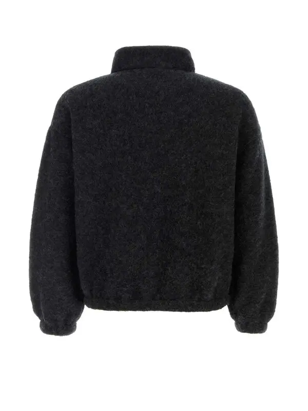 JIL SANDER Half-zip Sweatshirt - Black