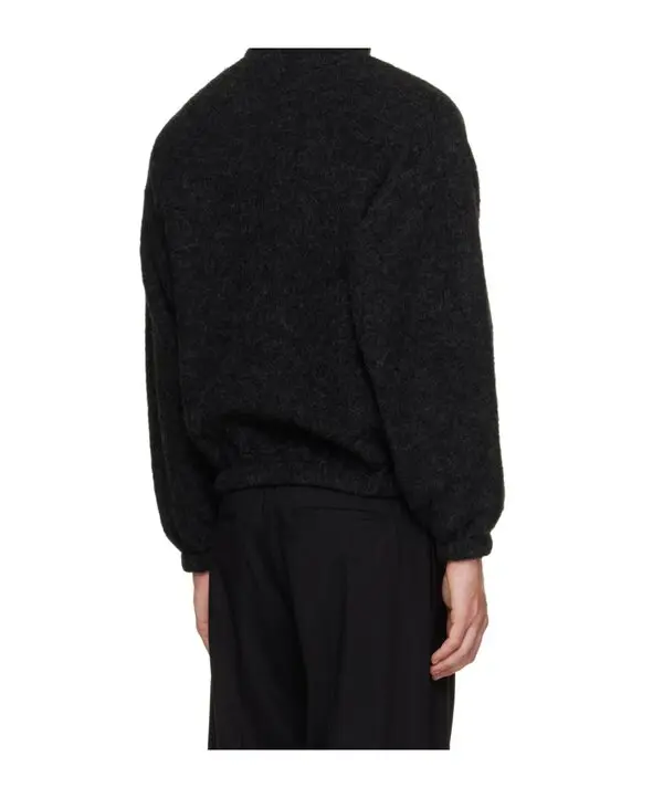 JIL SANDER Half-zip Sweatshirt - Black
