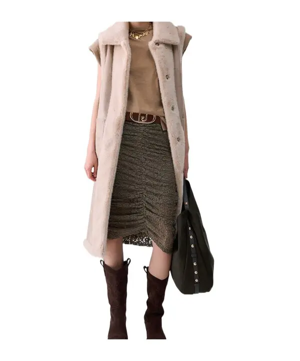 Liu Jo Faux Shearling Vest