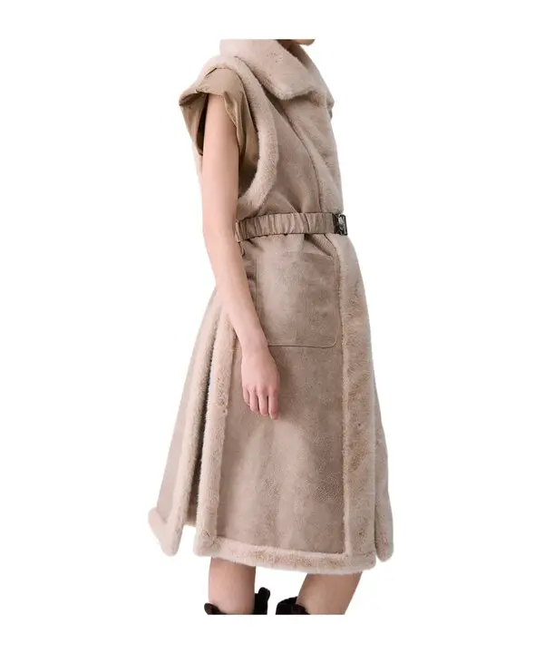 Liu Jo Faux Shearling Vest