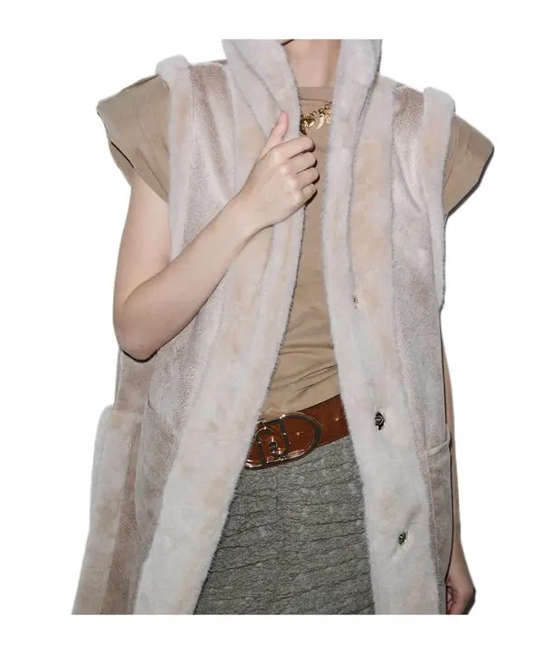 Liu Jo Faux Shearling Vest