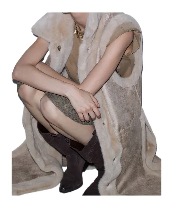 Liu Jo Faux Shearling Vest