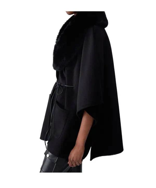Liu Jo Synthetic Shearling Poncho