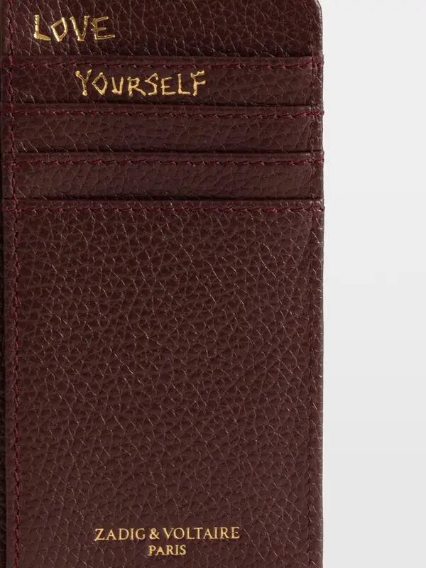 Zadig&Voltaire Voltaire Zip-around Leather Wallet