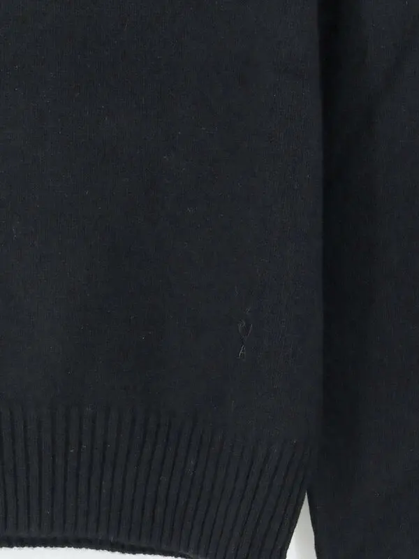 AMI Paris Long-sleeved Sweater - Black