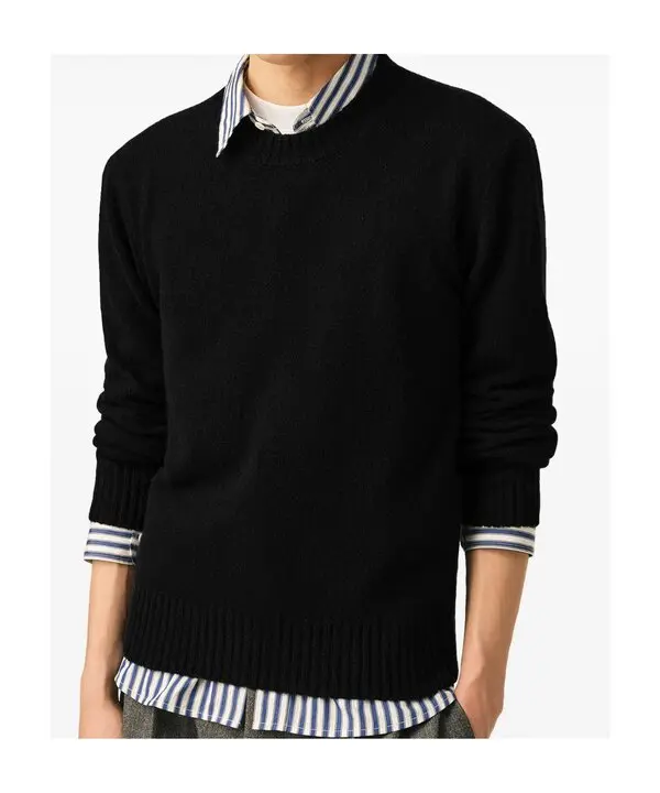 AMI Paris Long-sleeved Sweater - Black