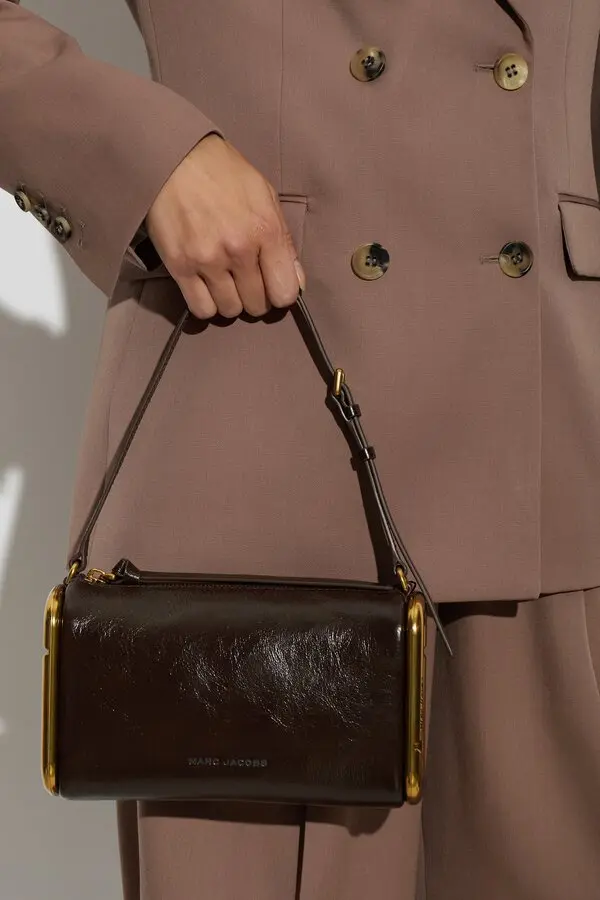 Marc Jacobs Zippered Shoulder Bag - Brown