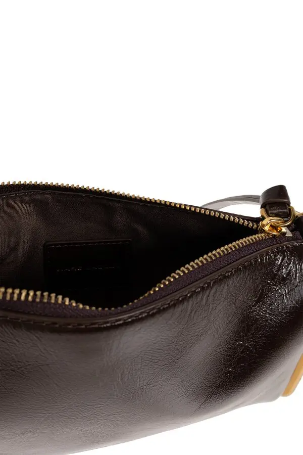 Marc Jacobs Zippered Shoulder Bag - Brown