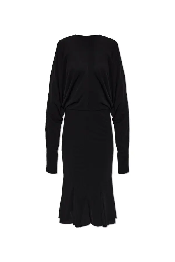 Jacquemus Long-sleeved Dress - Black