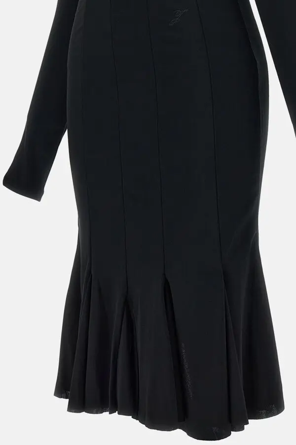 Jacquemus Long-sleeved Dress - Black