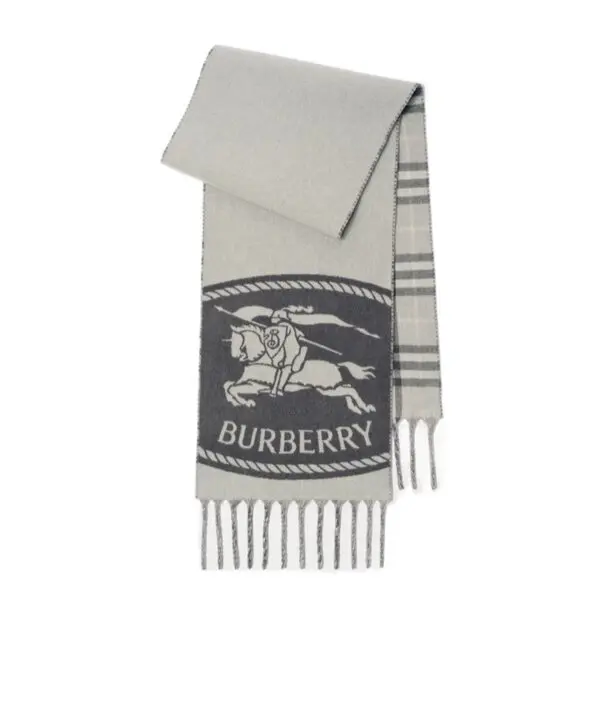 Burberry Reversible Knight Stamp Scarf