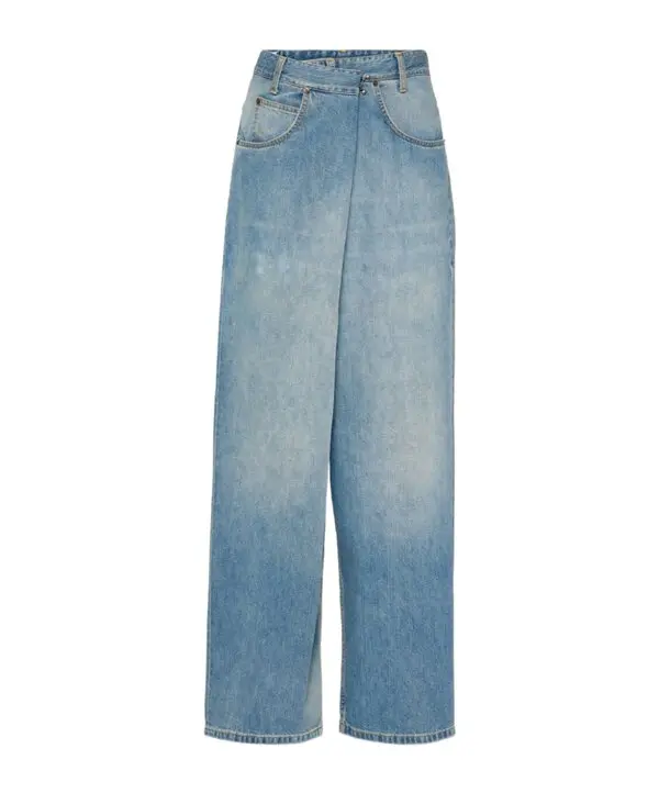 MAISON MARGIELA Wrap-front Denim Jeans