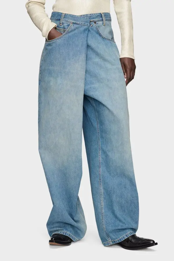 MAISON MARGIELA Wrap-front Denim Jeans