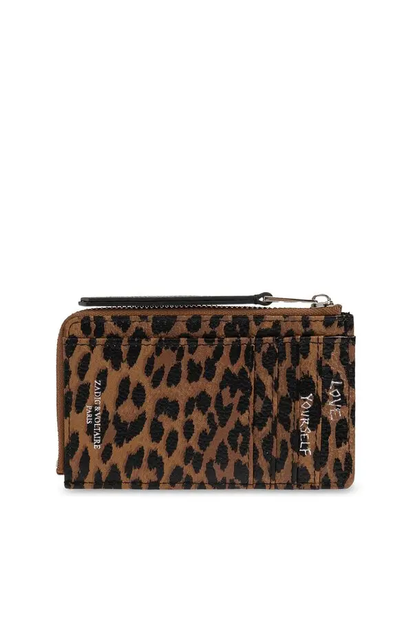 Zadig&Voltaire Voltaire Zip Card Holder Wallet