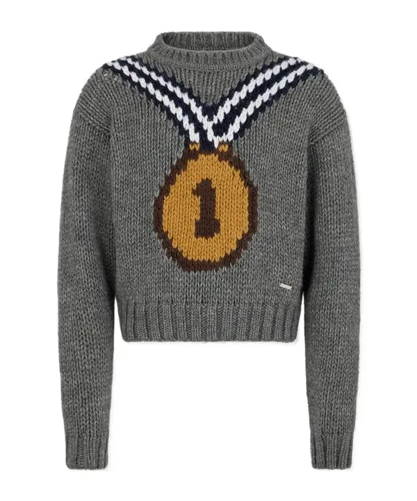 Dsquared2 Intarsia-knit Crew-neck Sweater