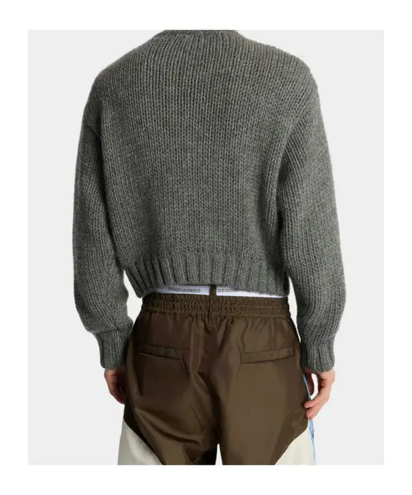 Dsquared2 Intarsia-knit Crew-neck Sweater