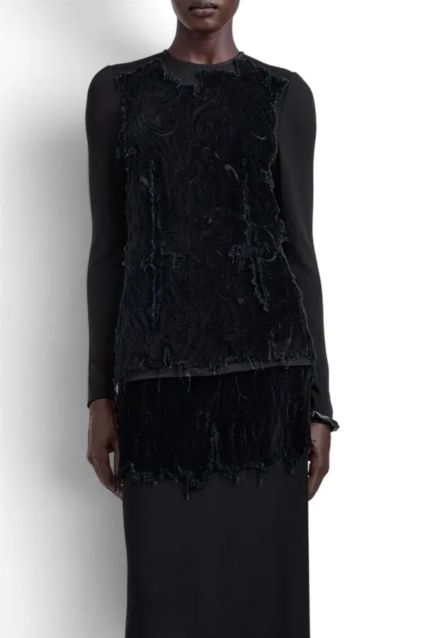 MAISON MARGIELA Long-sleeved Zipped Top
